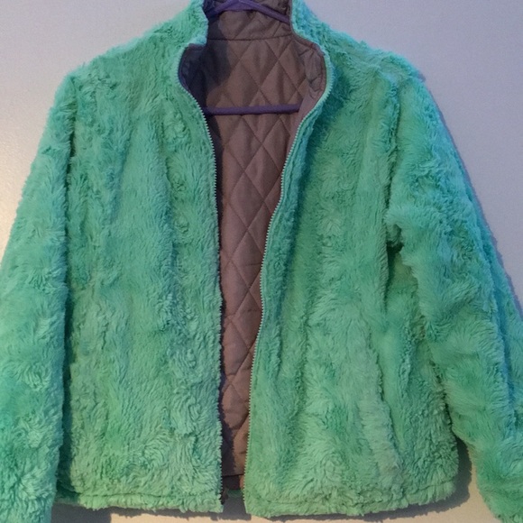 Burlington | Jackets & Coats | Burlington Reversible Cozy Puffy Jacket ...